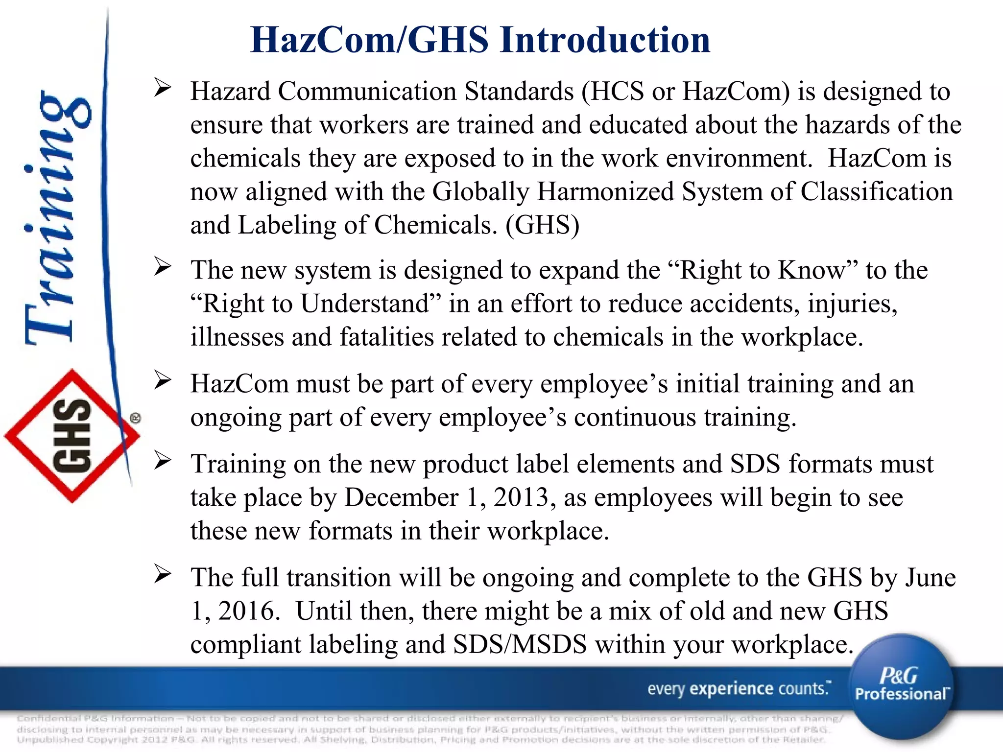 Ghs Training - Approved 9-27-13 PPT03 | PPT