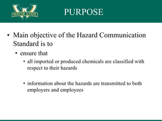 GHS Training & hazard communication material | PPTX