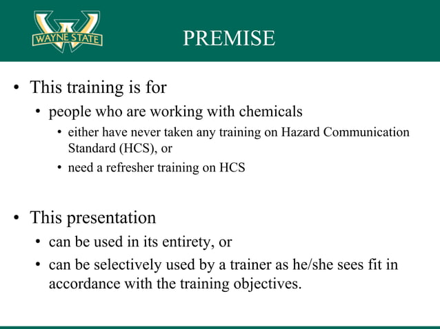 GHS Training & hazard communication material | PPTX