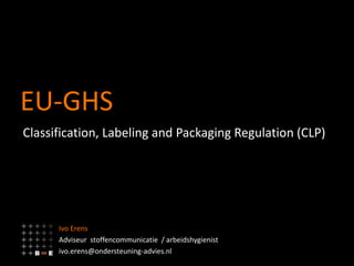 GHS/CLP introductie | PPTX