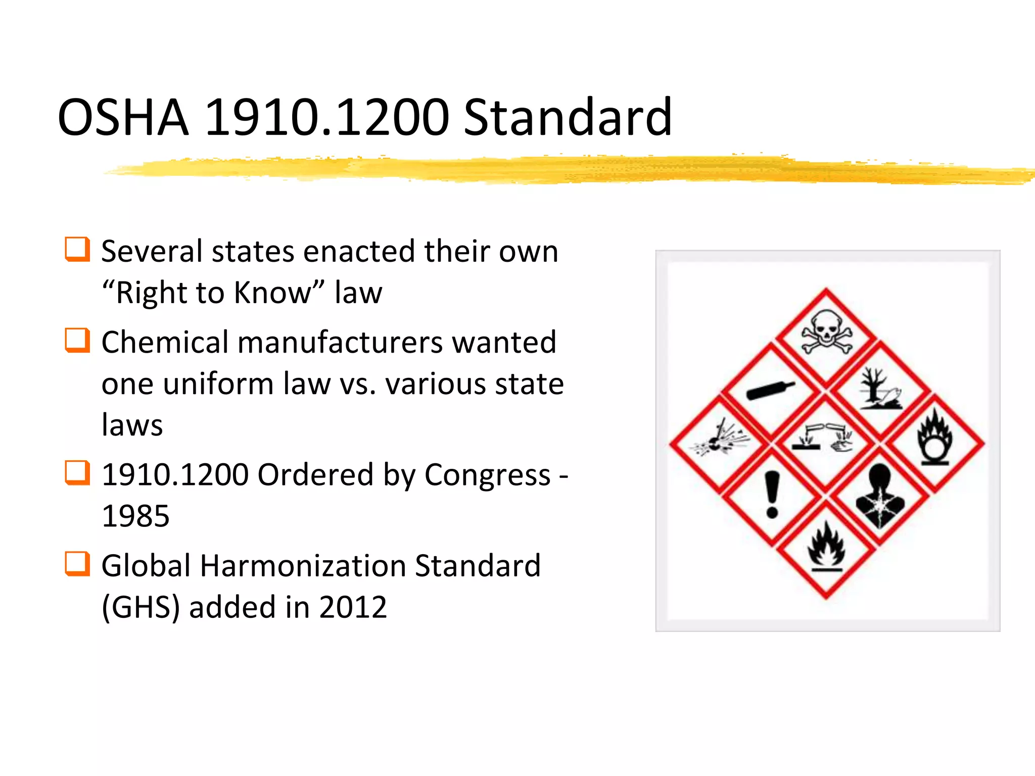 OSHA Written HAzard Commnication Written Program | PPTX