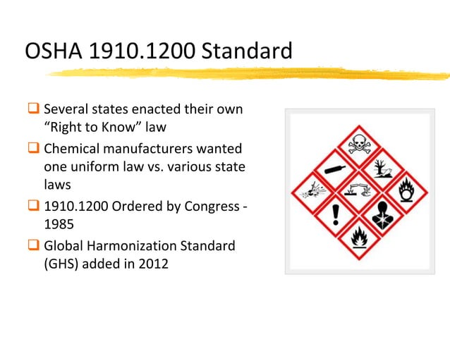 OSHA Written HAzard Commnication Written Program | PPT