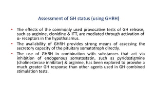 Growth hormone testing | PDF