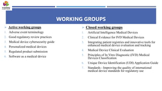 International Medical Device Regulators Forum | PPTX