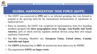 International Medical Device Regulators Forum | PPTX