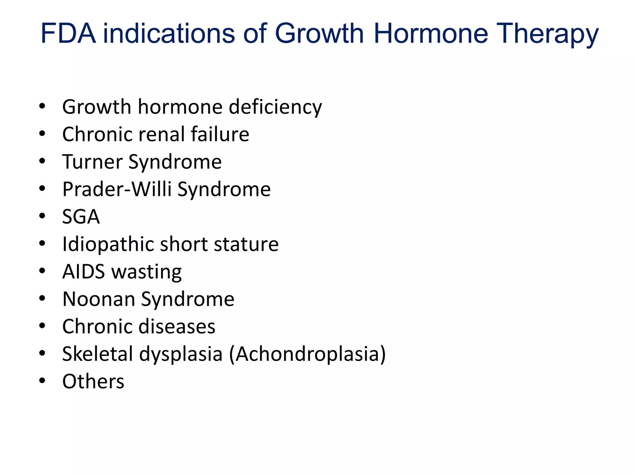 Growth hormone therapy | PDF