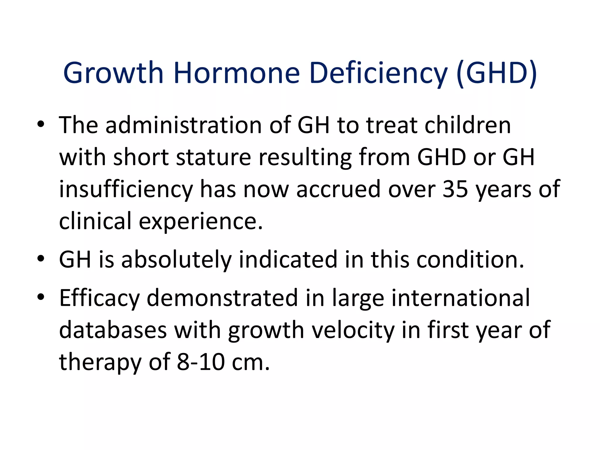 Growth hormone therapy | PDF