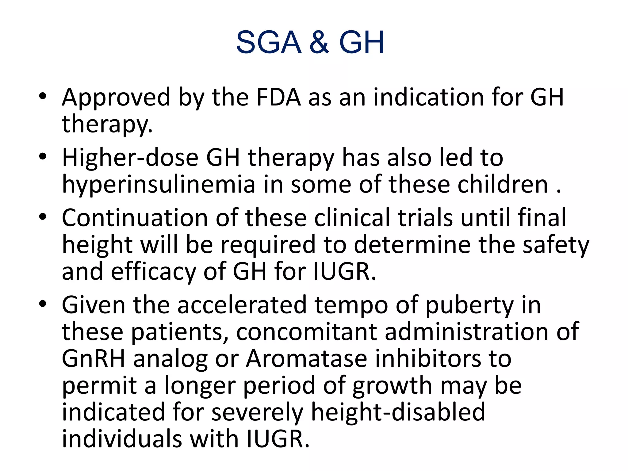 Growth hormone therapy | PDF