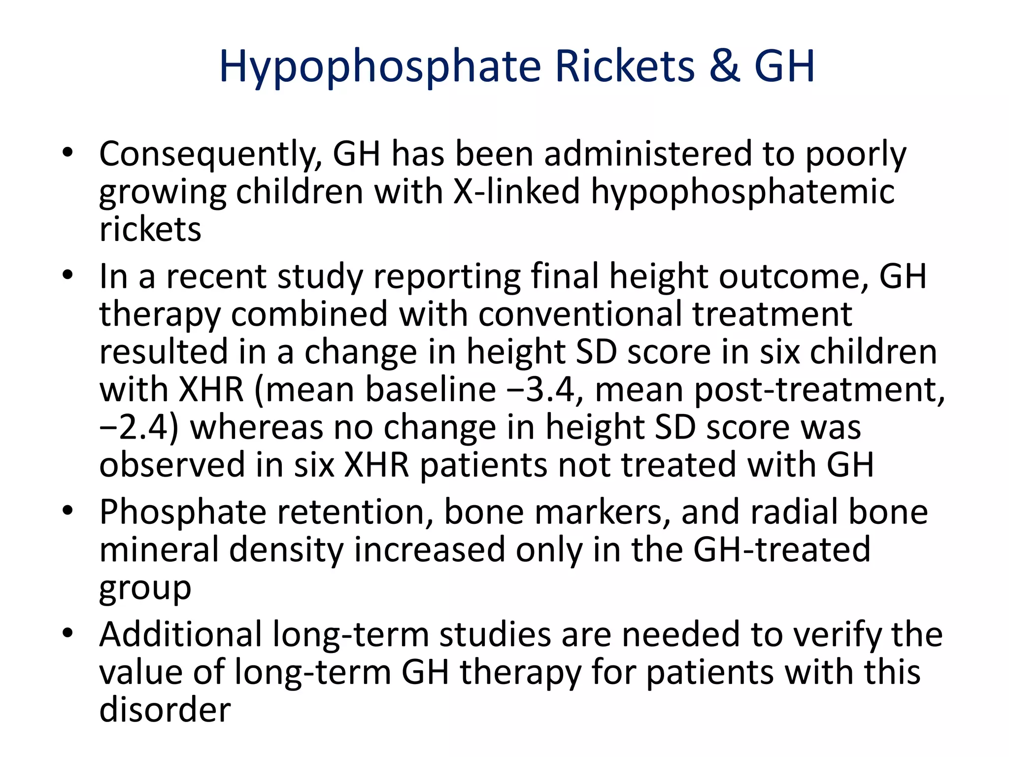 Growth hormone therapy | PDF