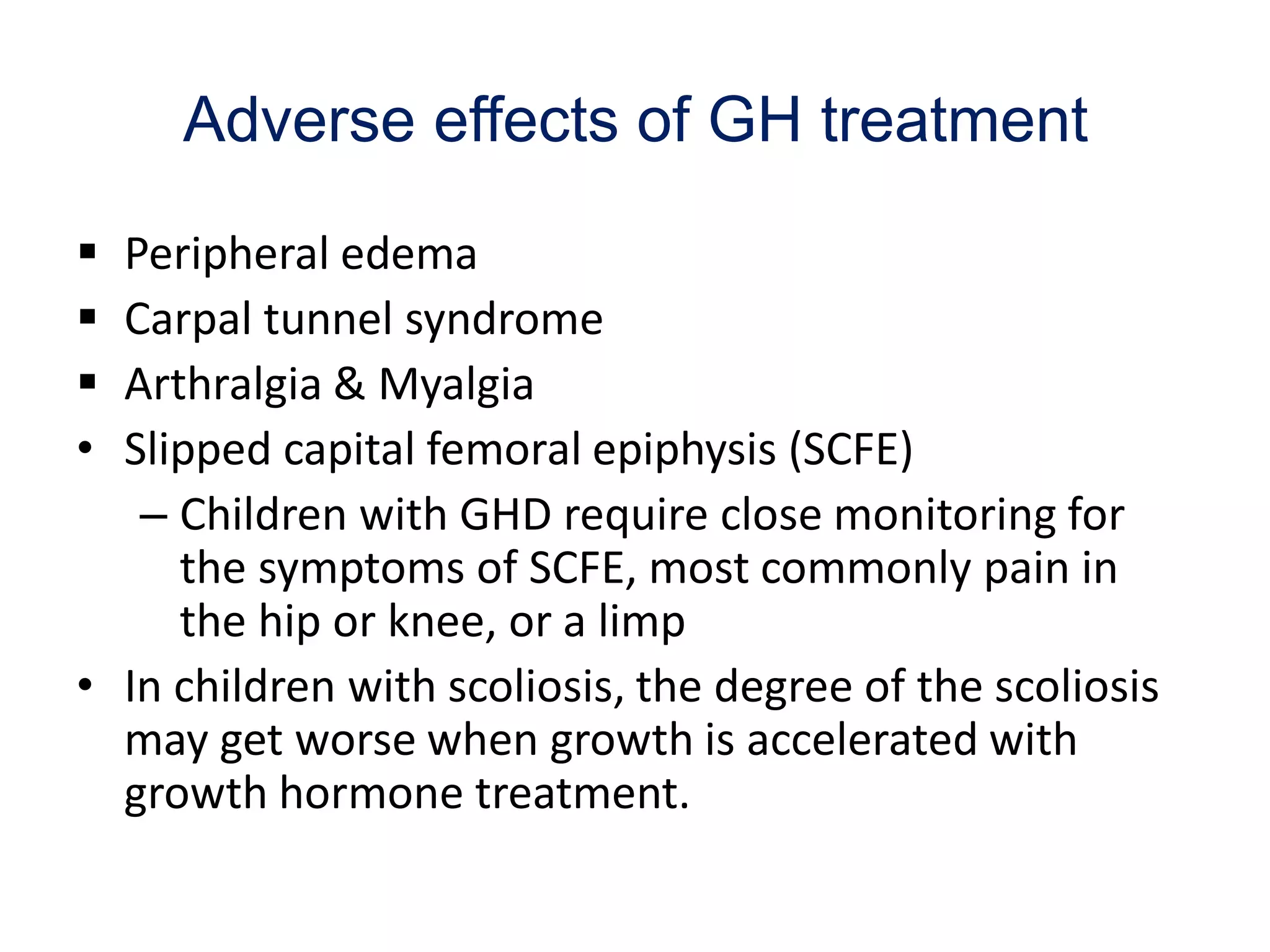 Growth hormone therapy | PDF