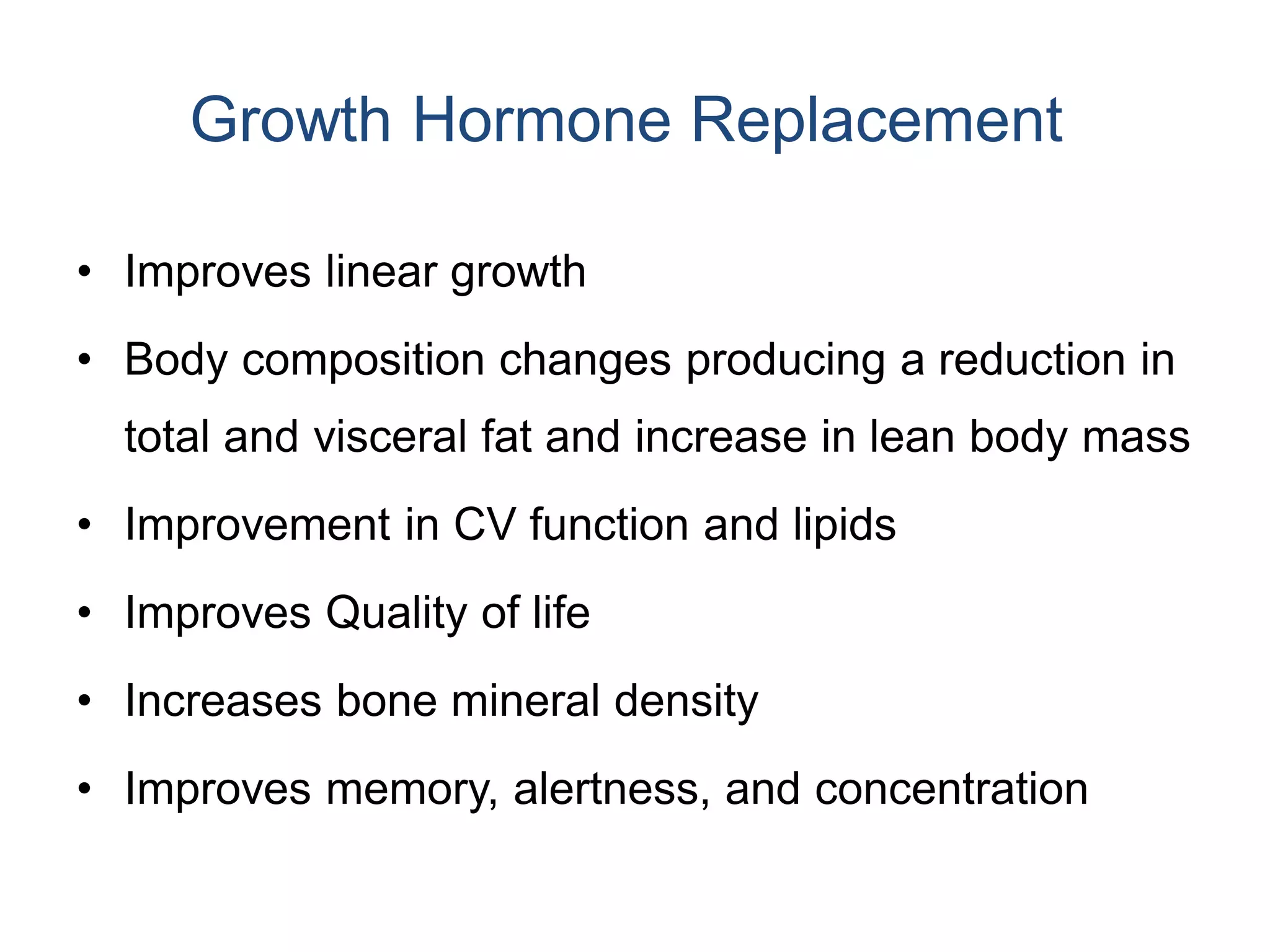 Growth hormone therapy | PDF