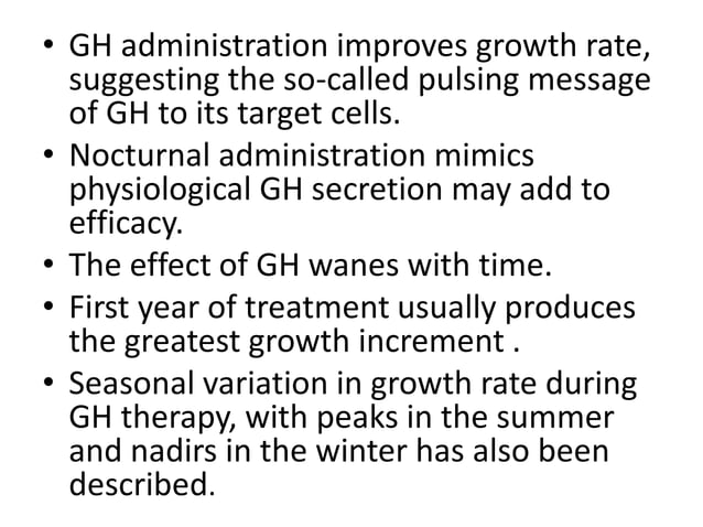 Growth hormone therapy | PDF