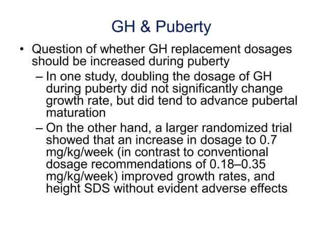 Growth hormone therapy | PDF