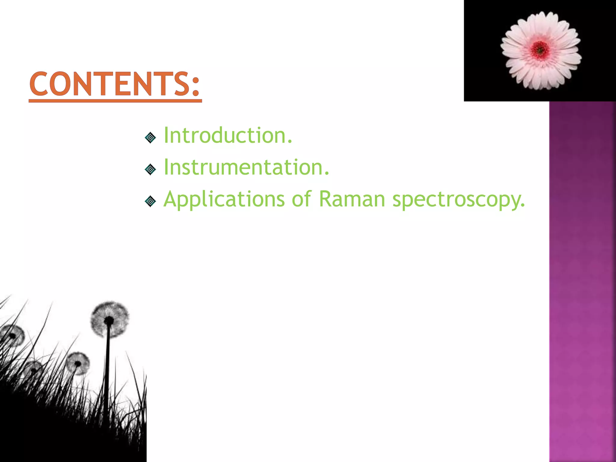 raman spectroscopy | PPTX | Chemistry | Science