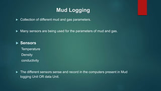 Well lod ,well Testing and mud logging Ghulam Abbas Abbasi | PPTX