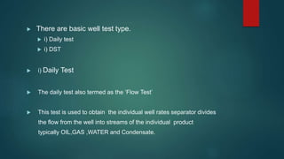 Well lod ,well Testing and mud logging Ghulam Abbas Abbasi | PPTX