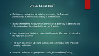 Well lod ,well Testing and mud logging Ghulam Abbas Abbasi | PPTX