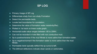 Well lod ,well Testing and mud logging Ghulam Abbas Abbasi | PPTX