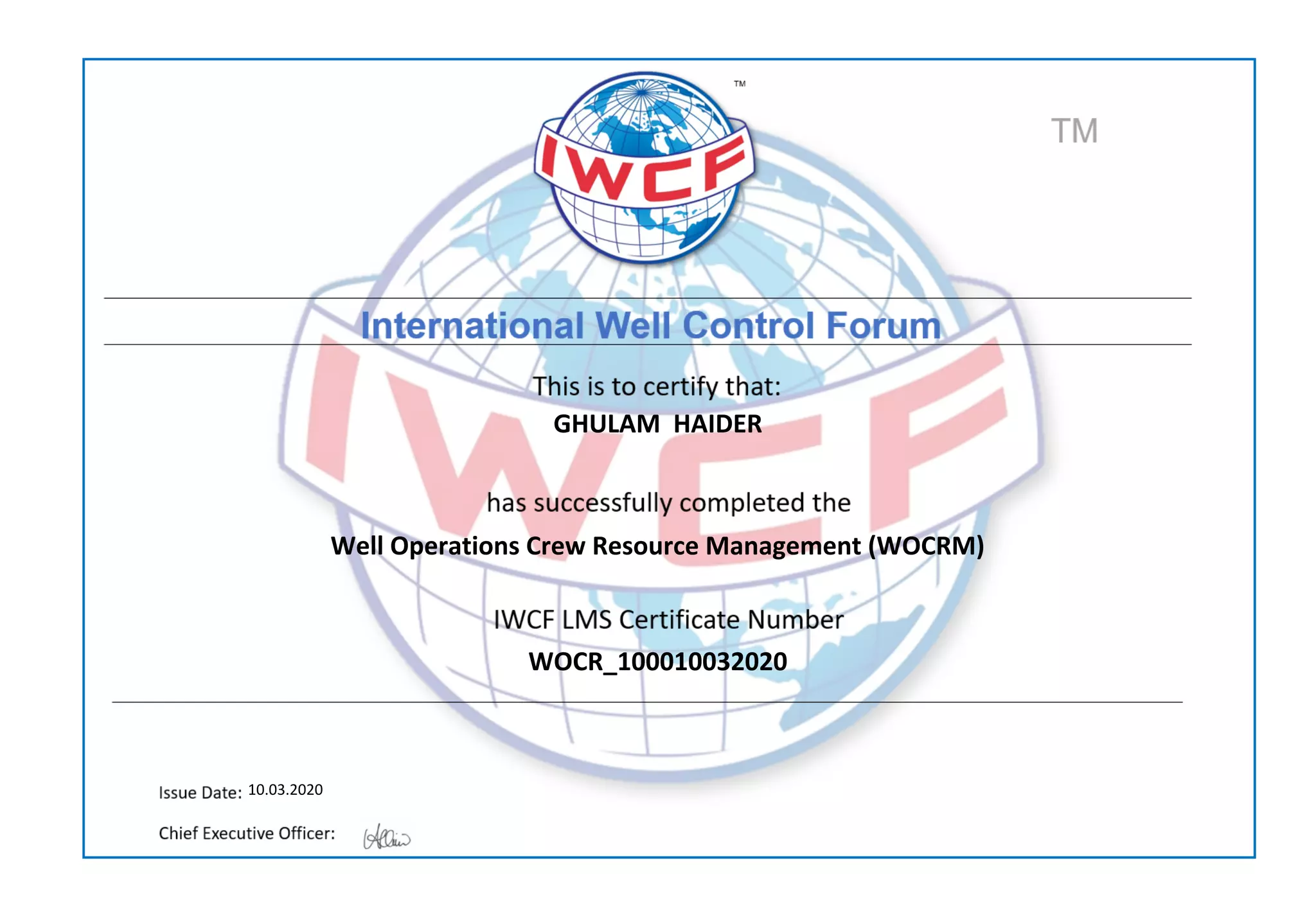 IWCF Well Operations Crew Resource Management | PDF