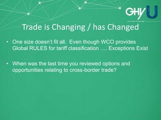 GHY U - Tariff Classification (Part 2)_June 18 2014 | PPTX