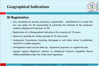 Intellectual Property Rights [ Geographical Indication] | PDF