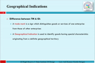 Intellectual Property Rights [ Geographical Indication] | PDF