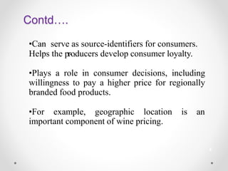 Geographical Indicators | PPTX | Geography | Science