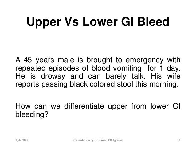 Dark tarry stool upper gi bleed - sergforum