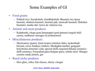 Geographical Indications: Community IP in India | PPT