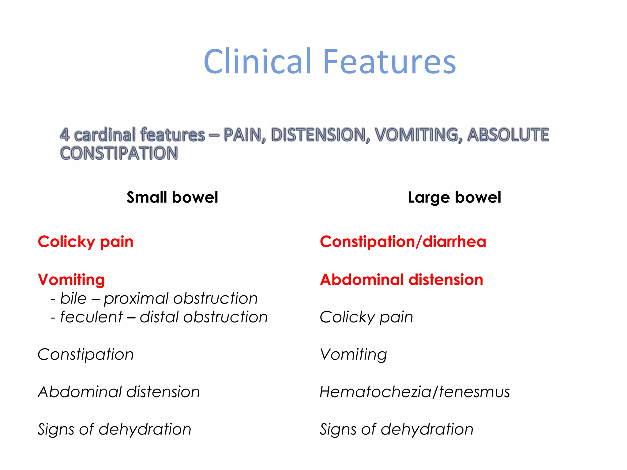 GI bleeding & Intestinal Obstruction | PPT
