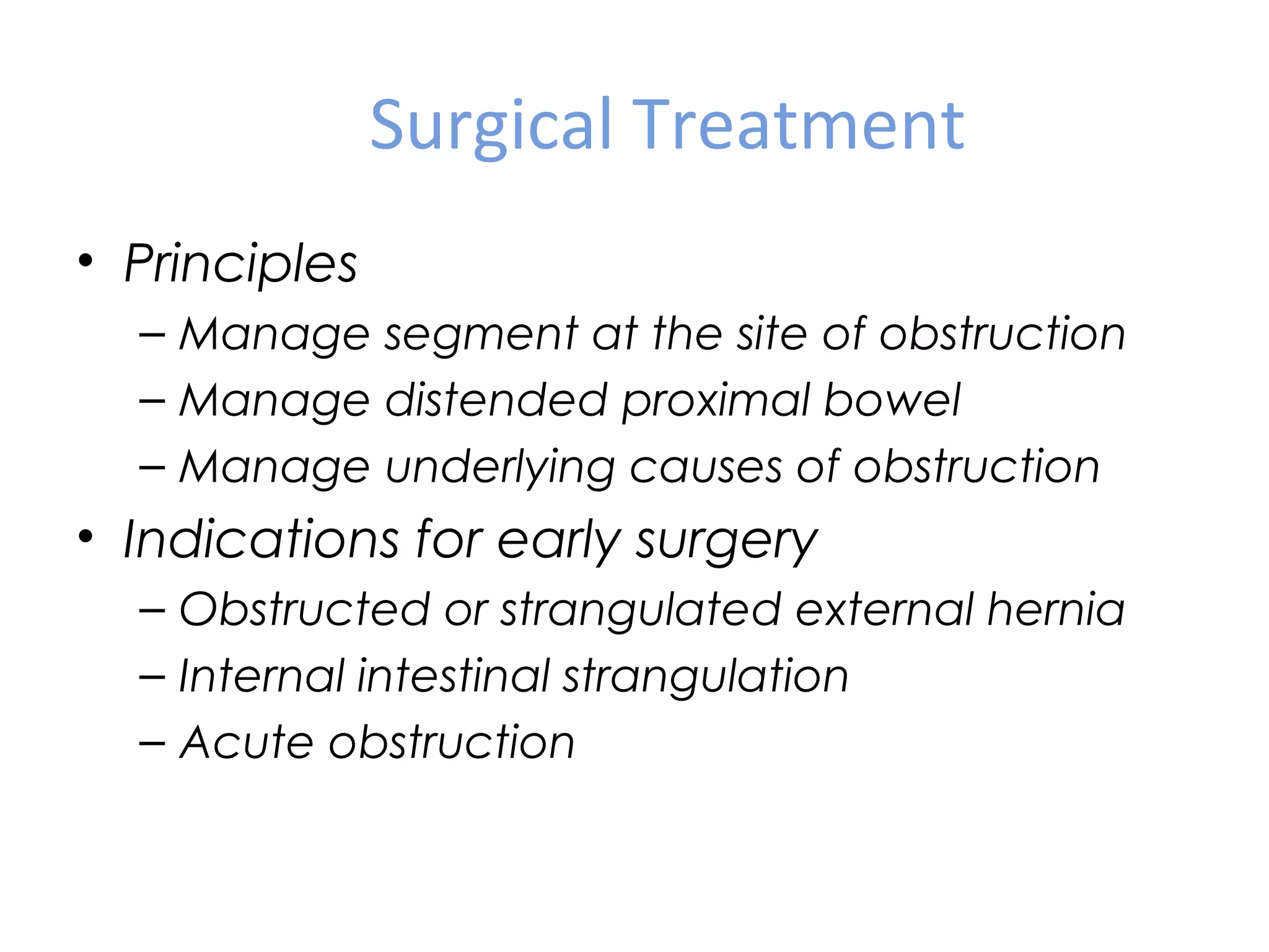 GI bleeding & Intestinal Obstruction | PPT