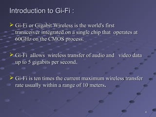 Gi fi Technology | PPT