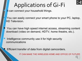 Gi-Fi ppt presentation | PPT