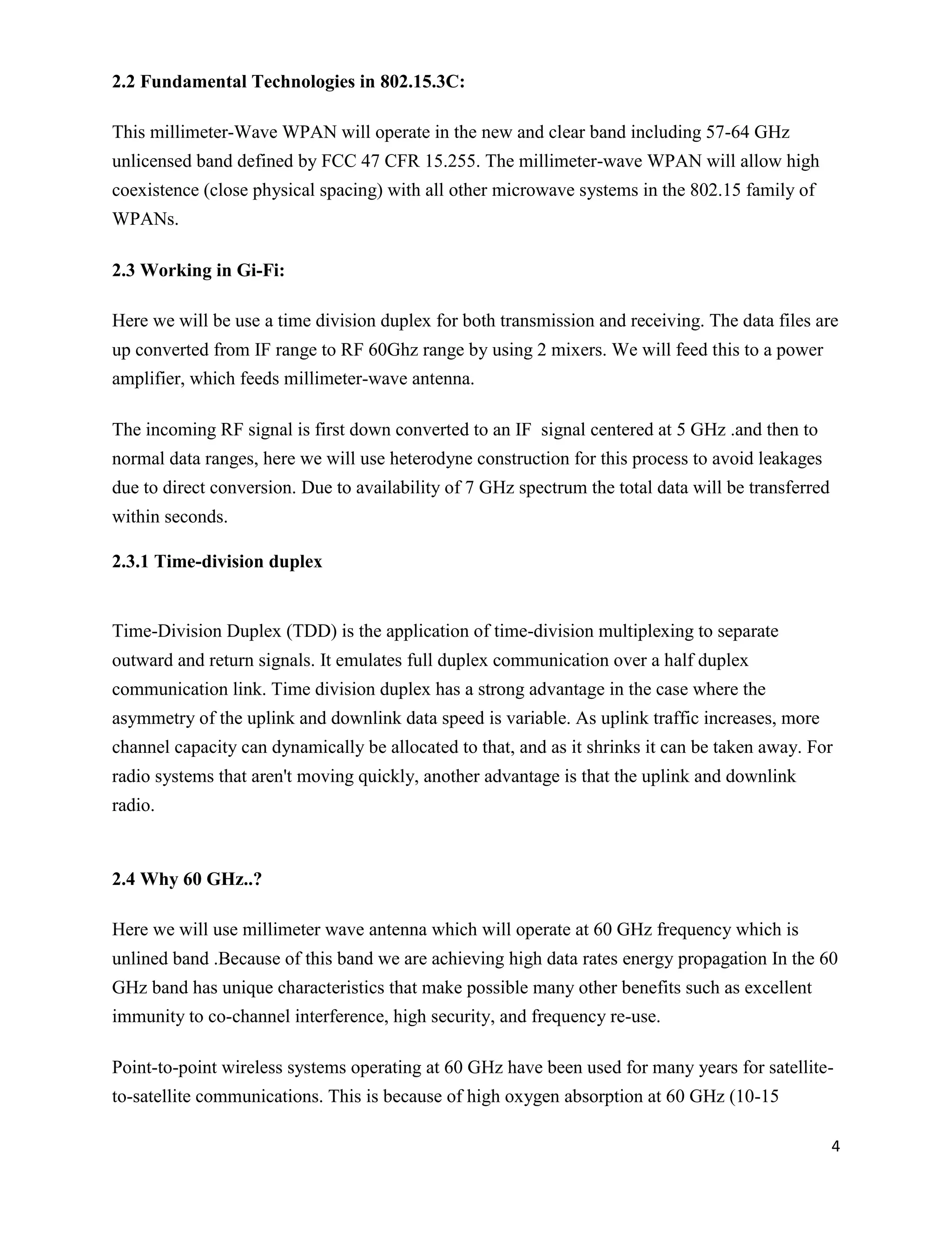 Gi fi seminar Report | DOCX