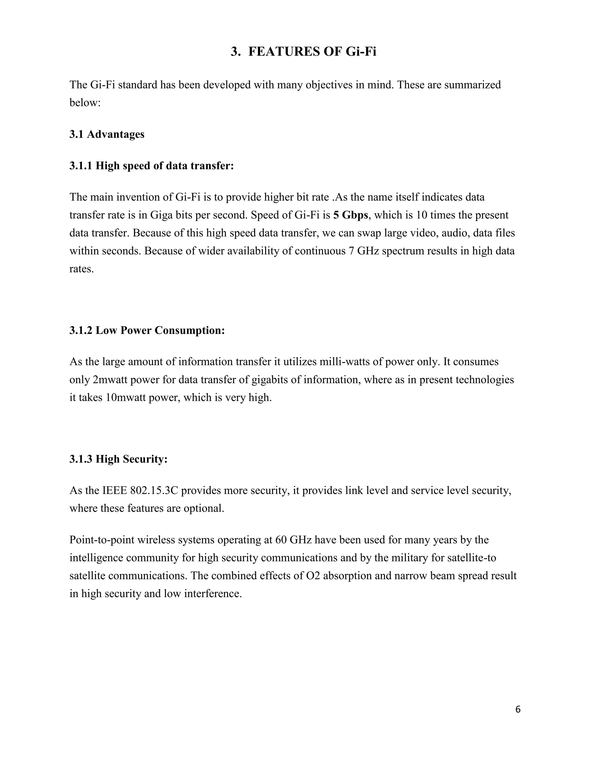 Gi fi seminar Report | DOCX