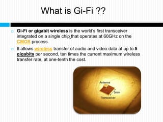 Gi-fi technology power point presentation | PPT