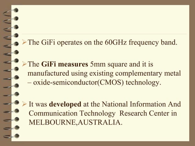 Gi-Fi ppt | PPTX