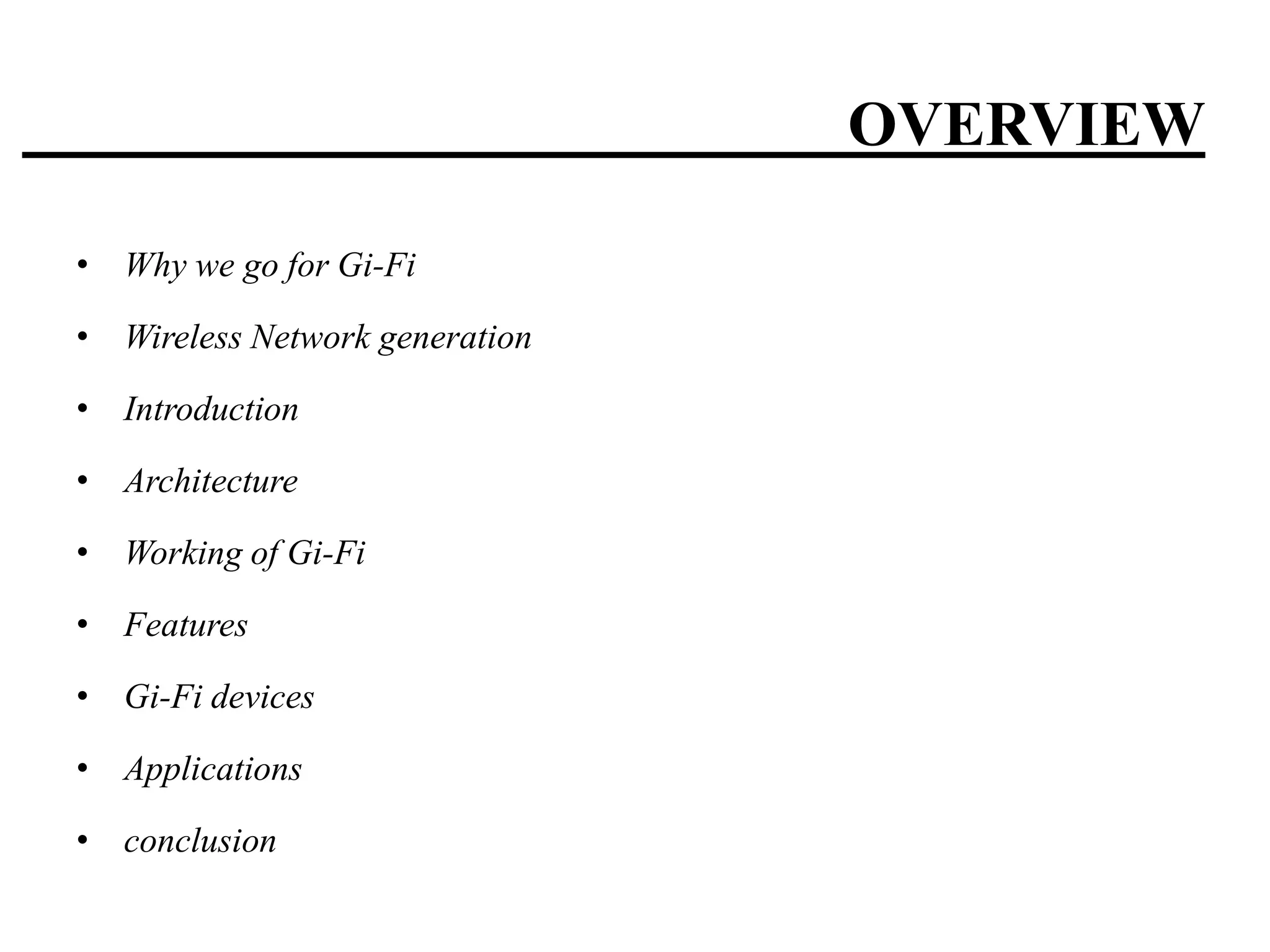 Gi - fi technology | PPT