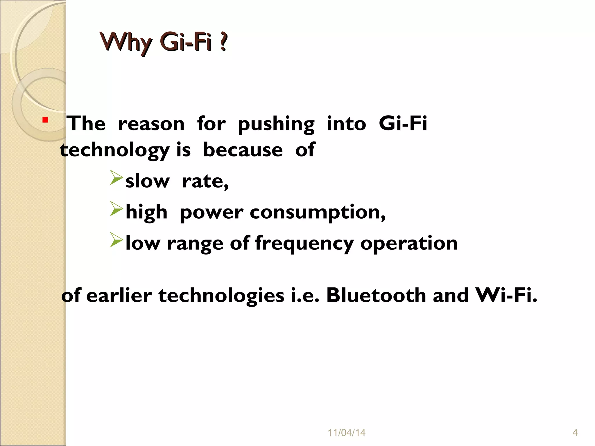 Gi fi technology | PPT
