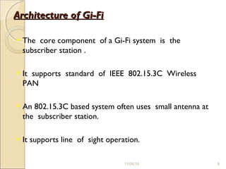 Gi fi technology | PPT