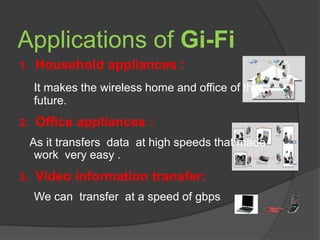 Gi fi technology | PPTX