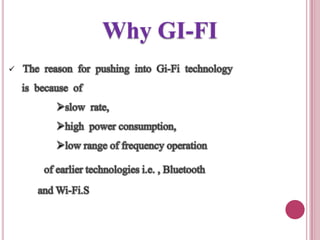 Gi - Fi Technology | PPTX