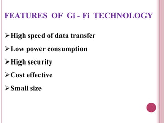 Gi - Fi Technology | PPTX