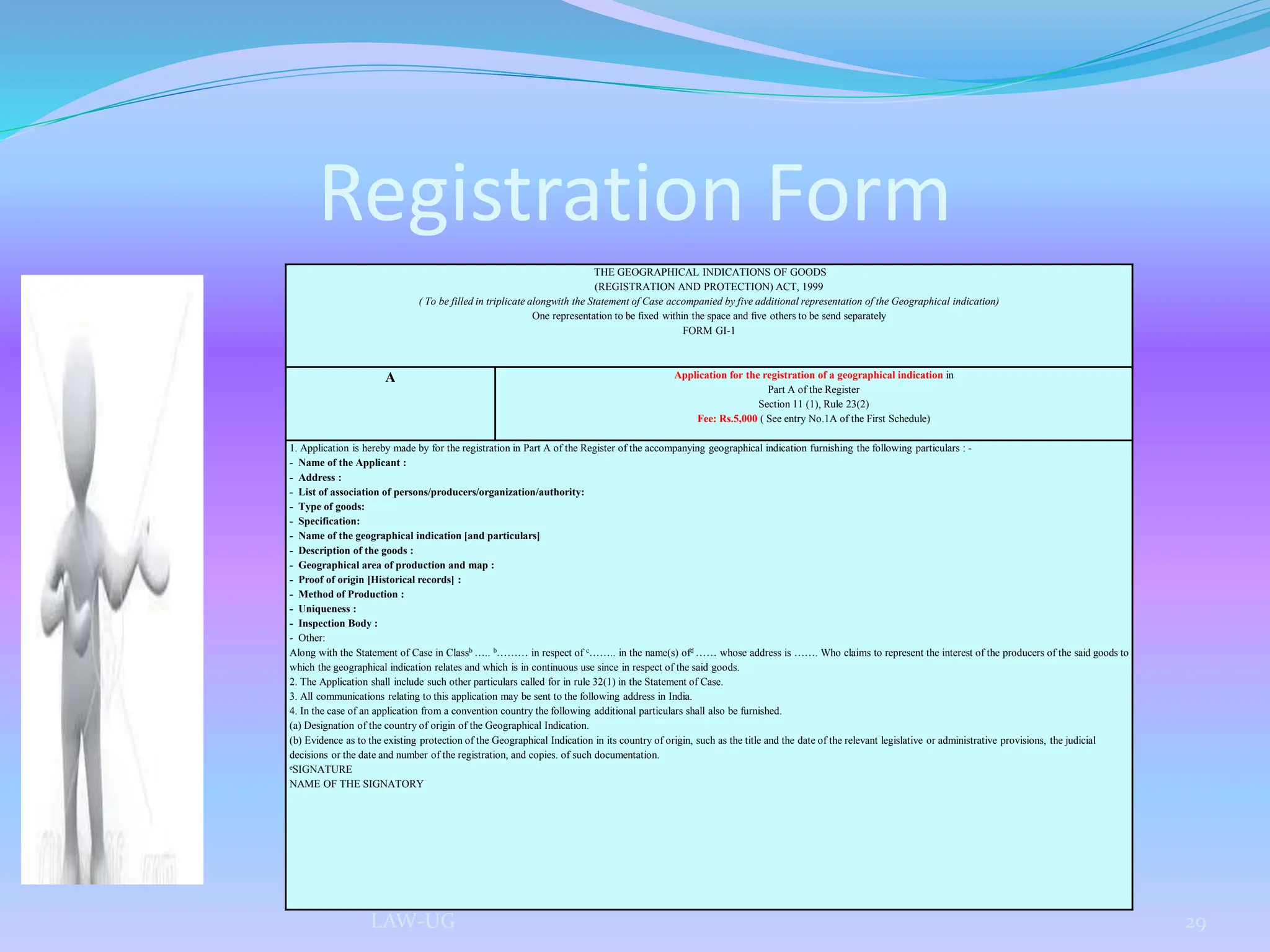 Basic understanding of the Geographical Indications and the law | PPTX