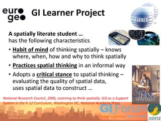 GI Pedagogy: Innovative approaches for teaching with geoinformation | PPTX