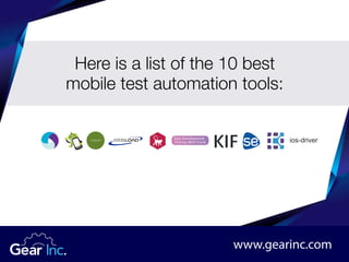10 Best Mobile Test Automation Tools Used by Experts | What Automation ...