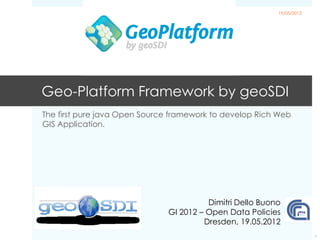GI2012 buono-cnr-geo-platform | PPT