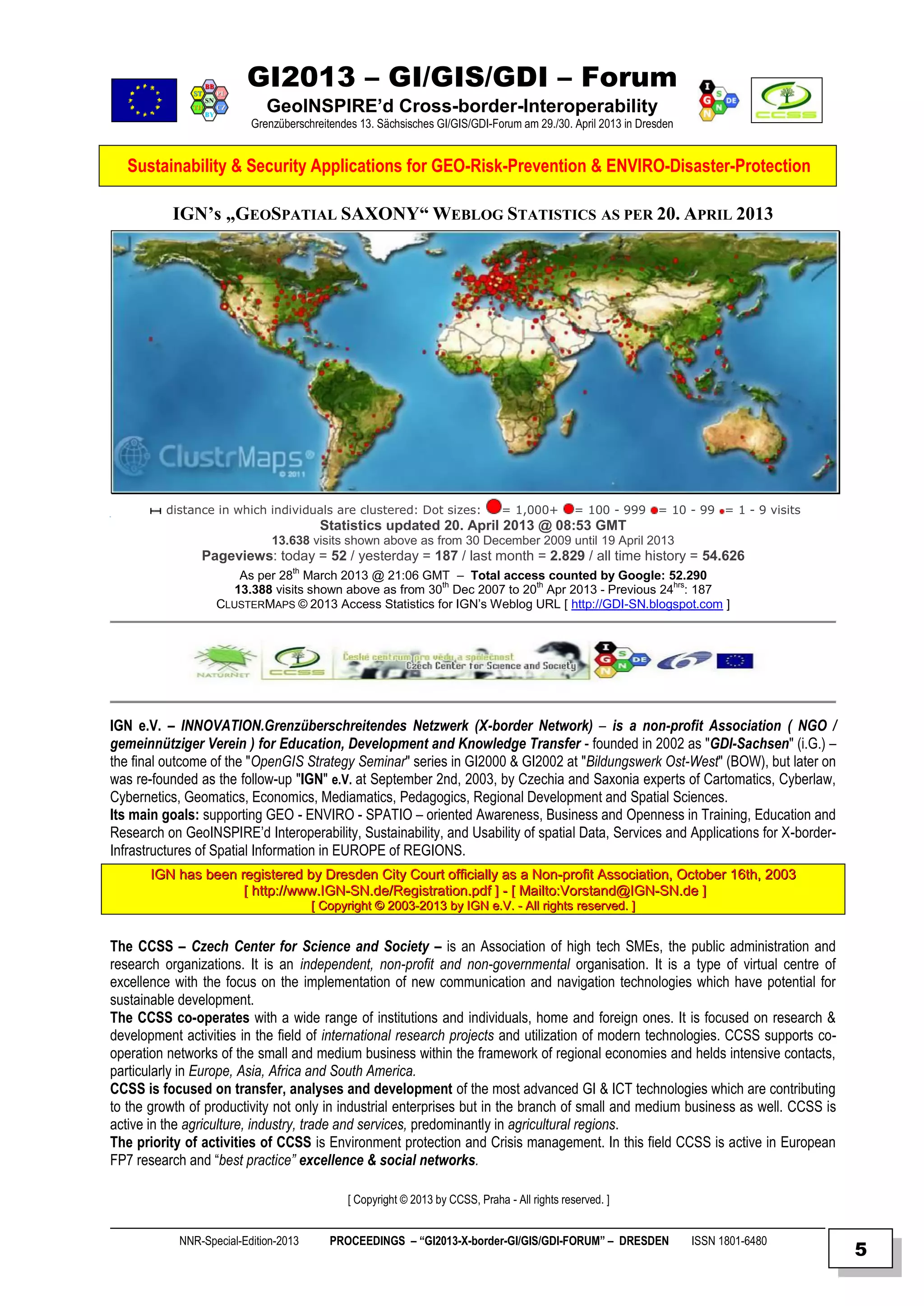 GI2013 Final Programme+Proceedings | PDF