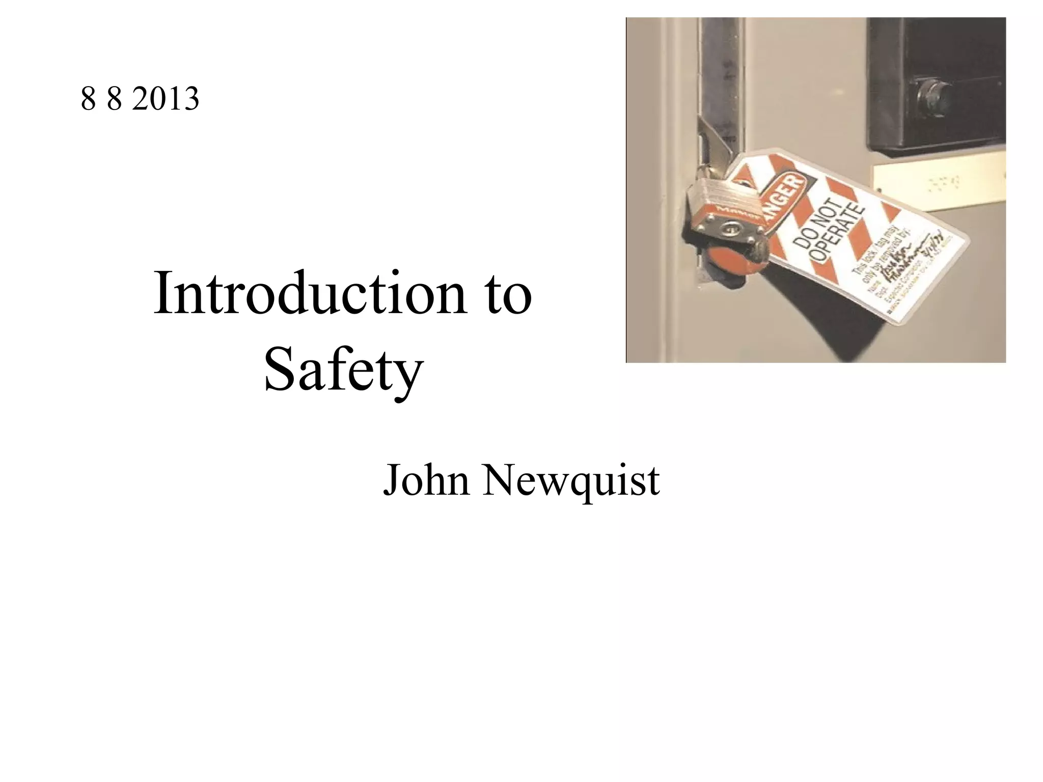 General Industry Introduction to OSHA Safety | PPT