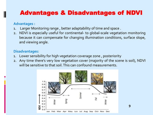 Normalized Difference Vegetation Index (NDVI) | PPTX | Geography | Science